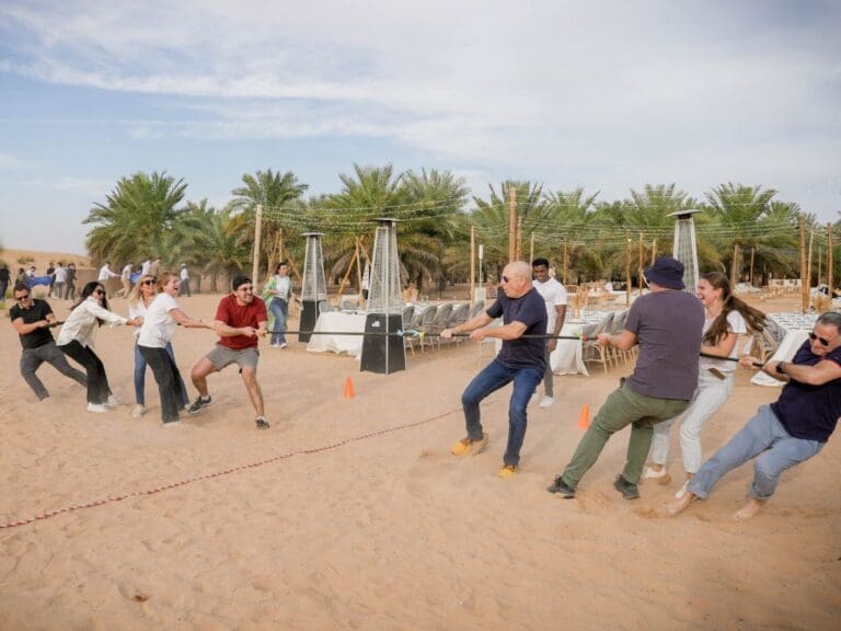 Desert Team Building Activities Dubai, UAE | BoredroomX